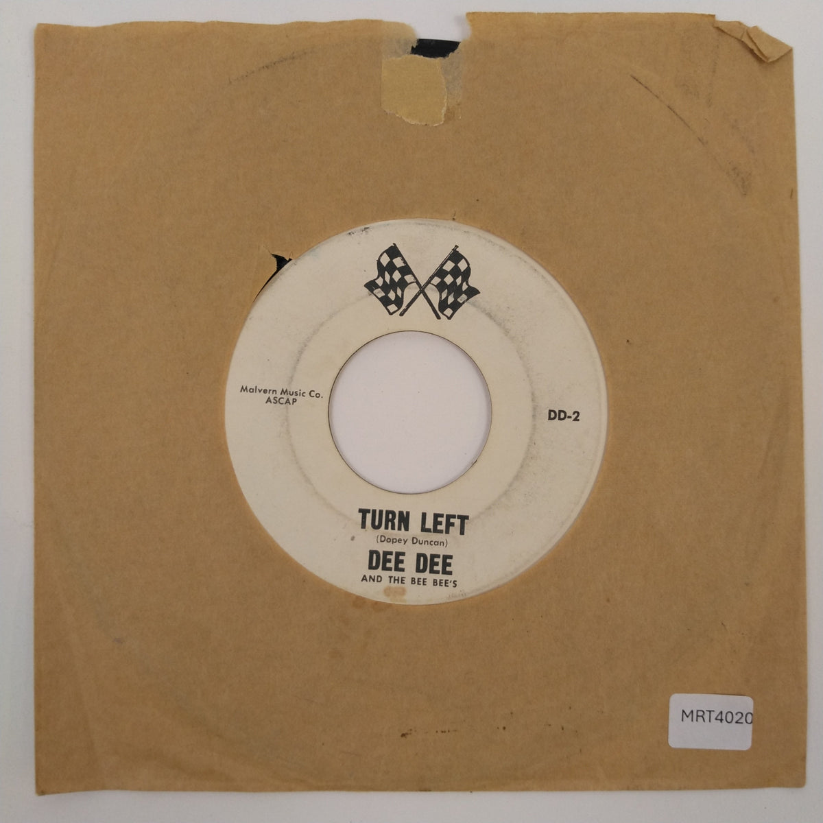 Turn Left by Dee Dee and the Bee Bee's 45rpm Vinyl Record – Radius Nation
