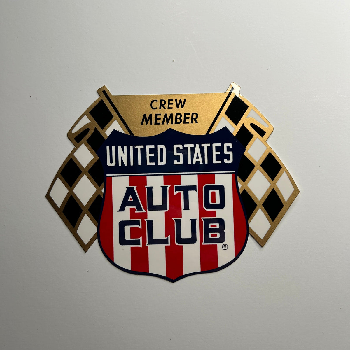Original USAC United States Auto Club Crew Member Decal – Radius Nation