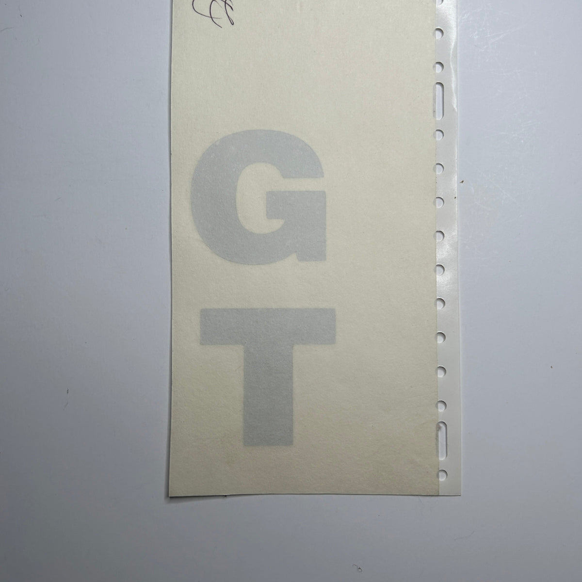 Original GT Metallic Silver Decal – Radius Nation