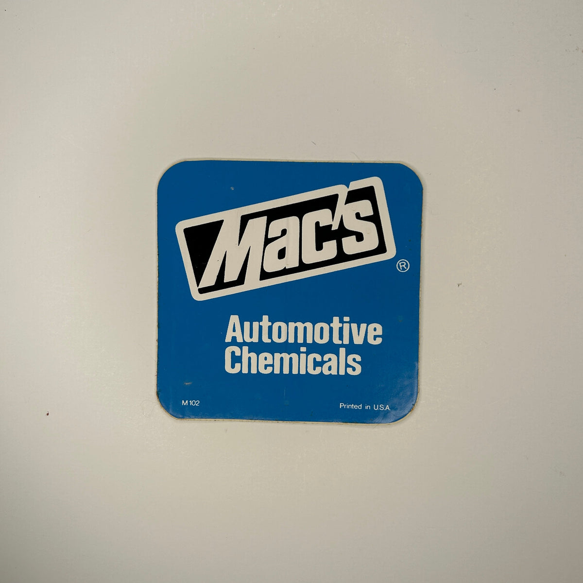 Original MAC's Automotive Chemicals Decal – Radius Nation