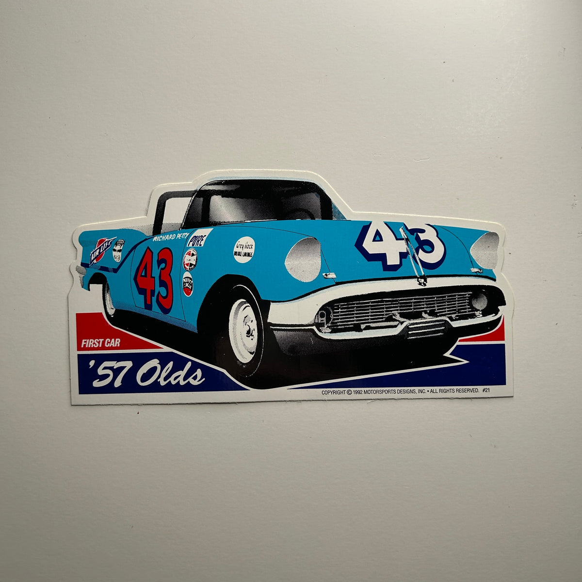 Original 43 First Car '57 Olds Decal – Radius Nation