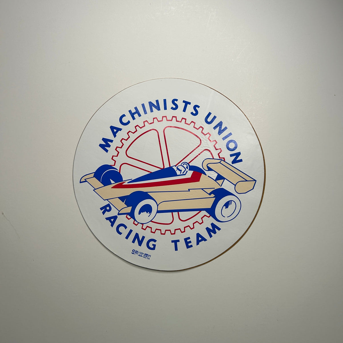 Original Machinists Union Racing Team Decal – Radius Nation