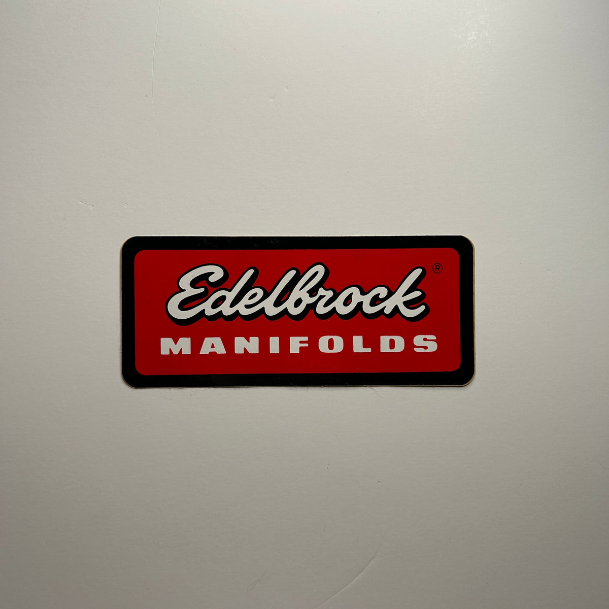 Original Edelbrock Manifolds Decal – Radius Nation