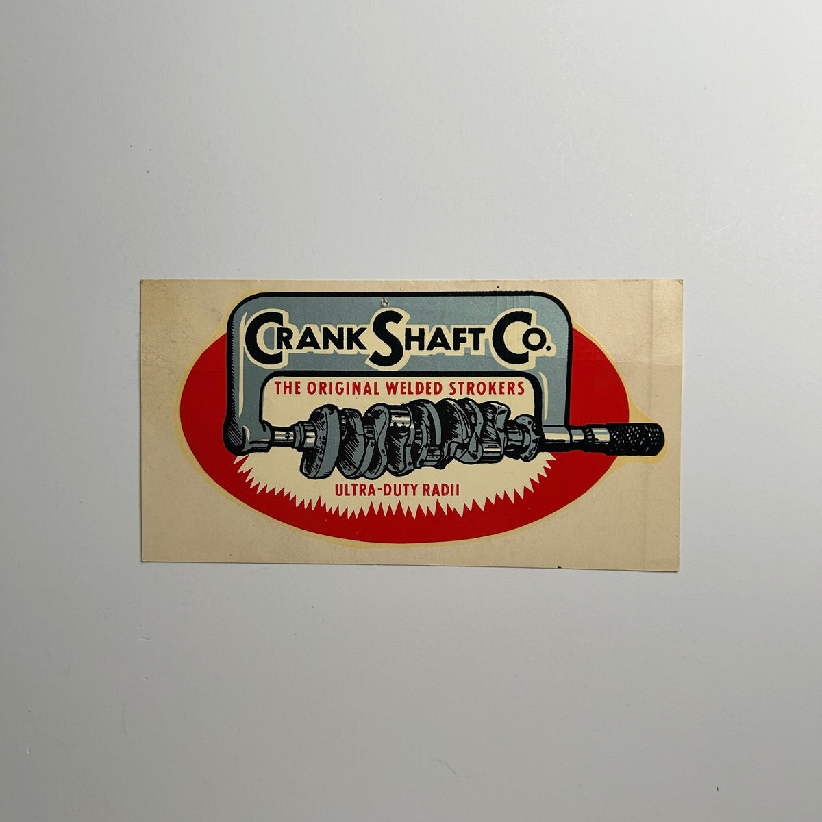 Original Crank Shaft Co. Waterslide Decal – Radius Nation