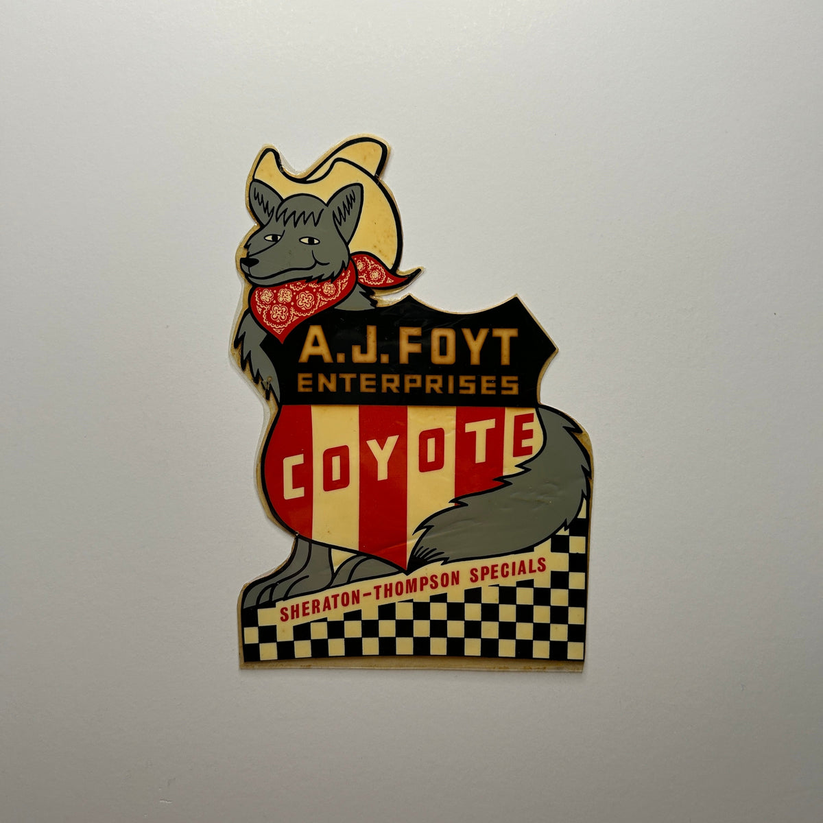 Original A.J. Foyt Enterprises Coyote Laminated Print – Radius Nation