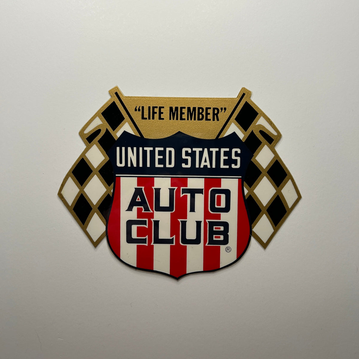 Original USAC United States Auto Club Life Member Decal – Radius Nation