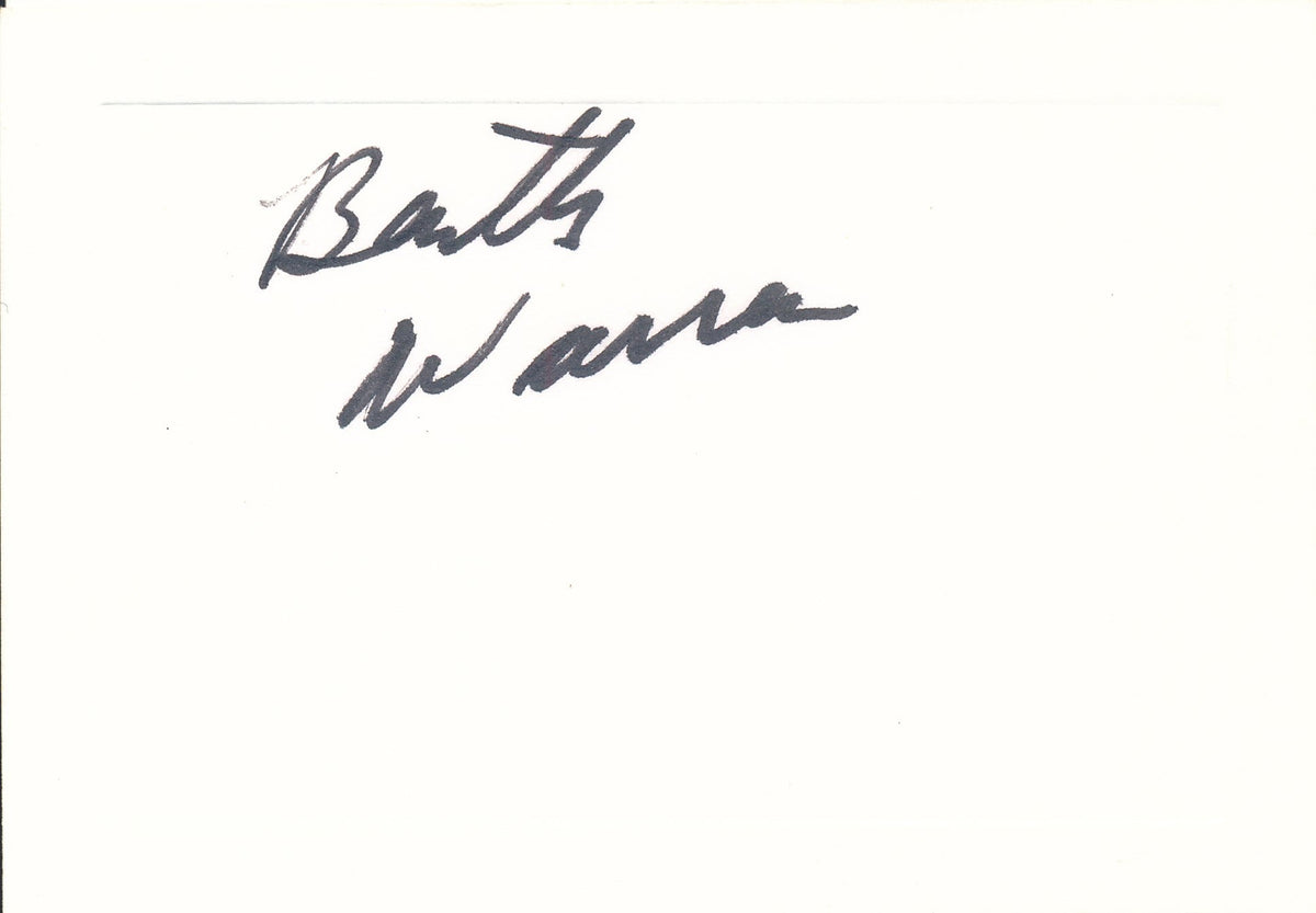 Bently Warren Cut Signature Card – Radius Nation