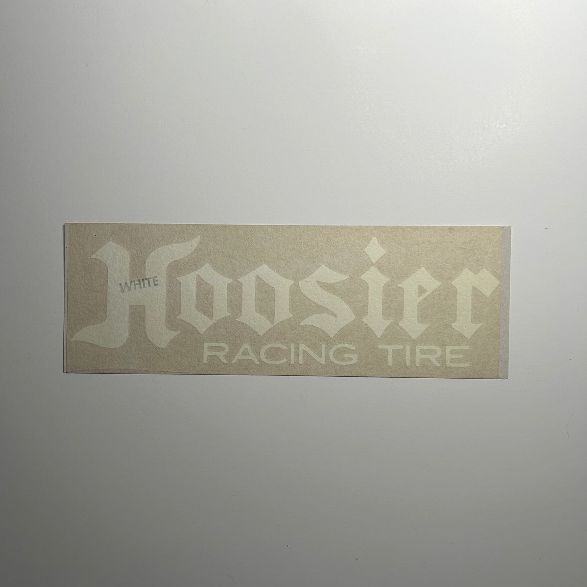 Original White Hoosier Racing Tire Decal – Radius Nation