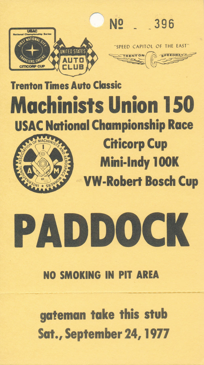 1977 Machinists Union 150 USAC National Championship Race Citicorp Cup ...