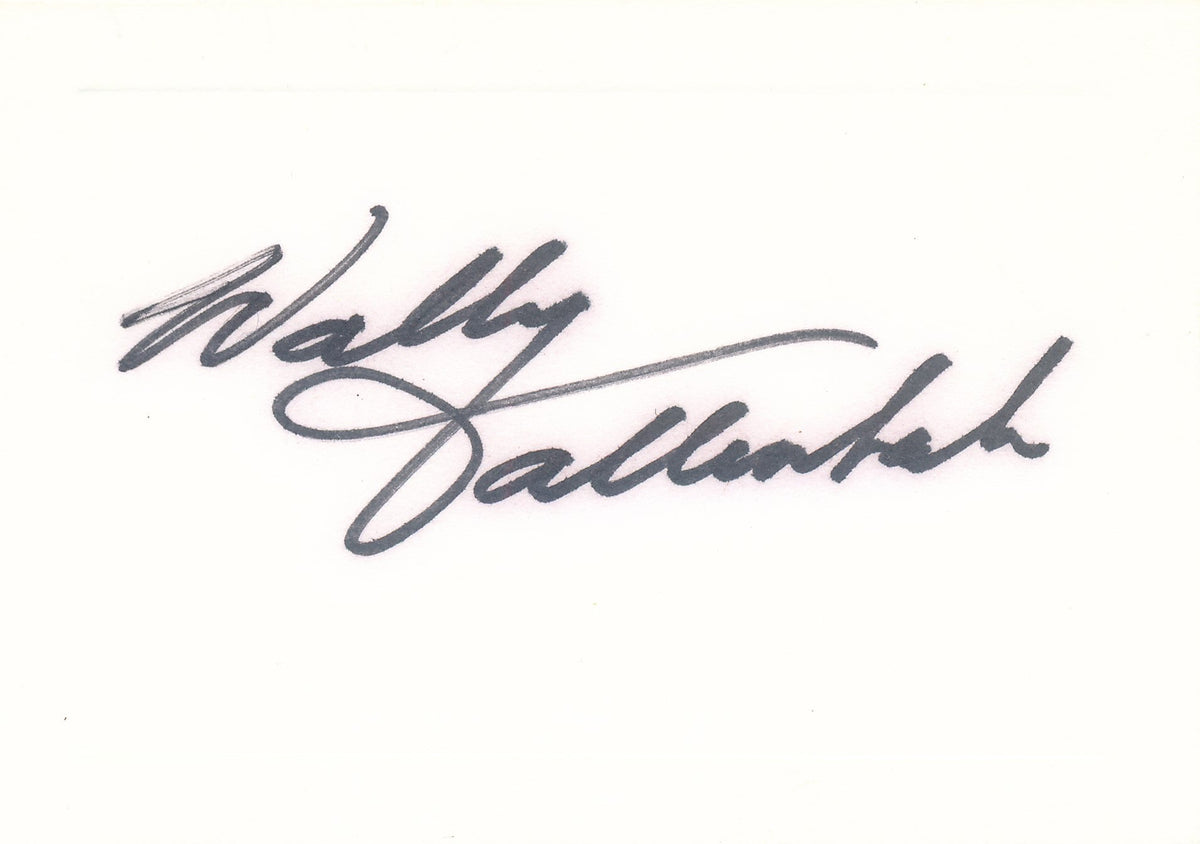 Wally Dallenbach Cut Signature Card – Radius Nation