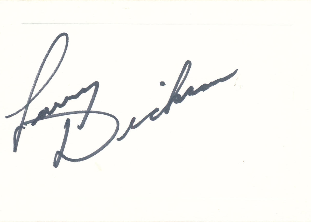 Larry Dickson Cut Signature Card – Radius Nation