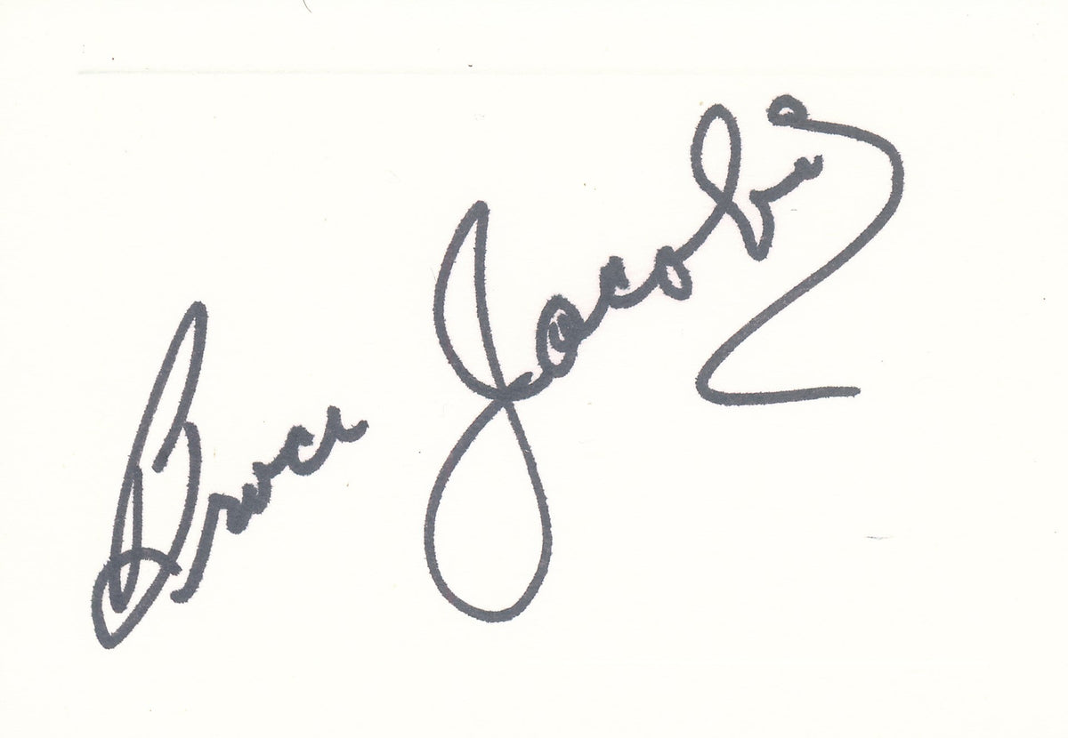 Bruce Jacobi Cut Signature Card – Radius Nation
