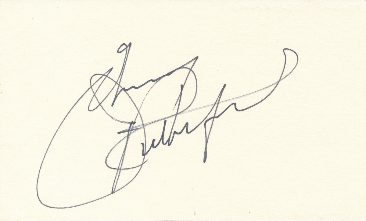 Johnny Rutherford Cut Signature Card – Radius Nation