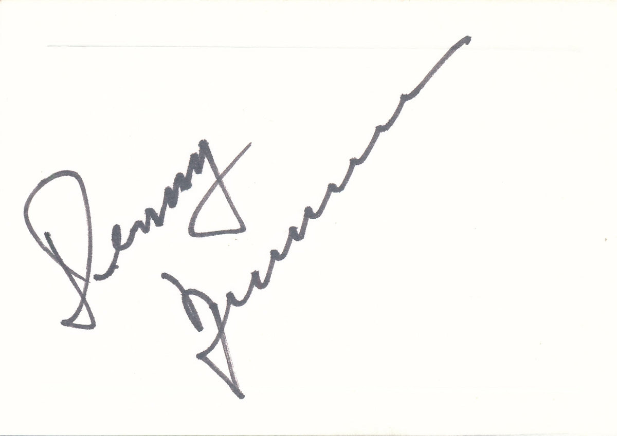 Denny Zimmerman Cut Signature Card – Radius Nation